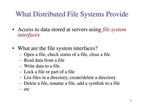 PPT Distributed File Systems Design Comparisons PowerPoint Presentation ID 3908132