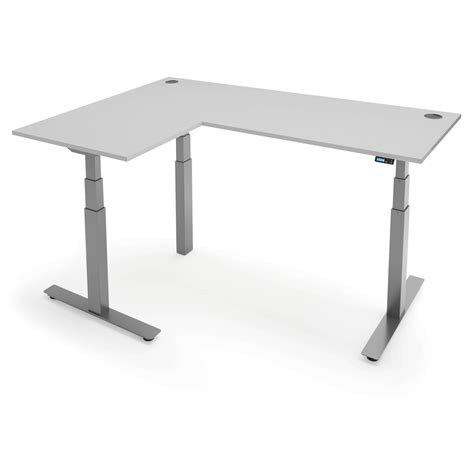 Electric Corner Standing Desk Ilohas Triple Motor L Shape Ilohas Home