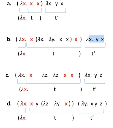 Problem 3 Beta Reductions For Each Of The