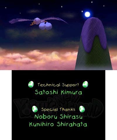 Ending For Yoshis New Island Nintendo 3ds