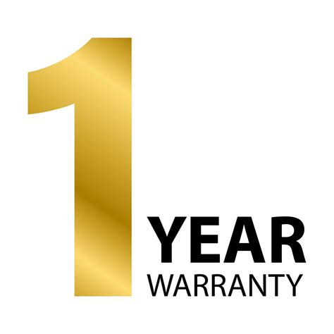 Year Warranty Gold Stamp Icon Vector For Graphic Design Logo Website Social Media Mobile