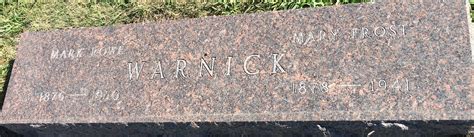Mary Adella “della” Frost Warnick 1878 1941 Find A Grave Memorial