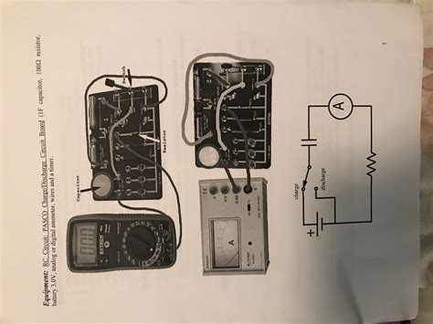 Solved Equipment R Rcuit Pasco Charge Discharge Circuit