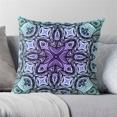 Boho Tiles Pattern Throw Pillow