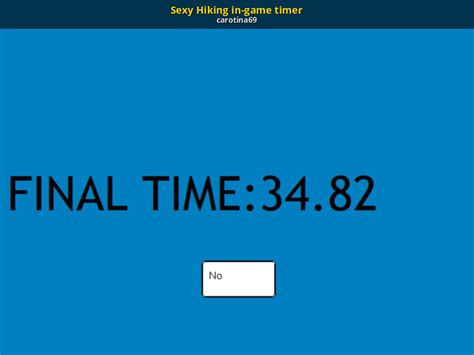 Sexy Hiking In Game Timer [sexy Hiking] [mods]