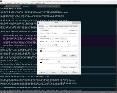 preview and print plugin announcements sublime forum