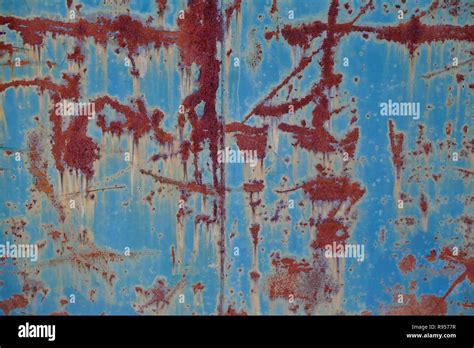 Surface Rust On The Metal Surface Stock Photo Alamy