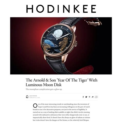 Arnold And Son Reveals Two Distinct Limited Edition Timepieces For Year Of The Dragon Ana