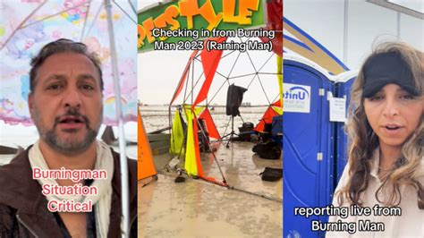 70 000 Ravers Trapped By Mud At Burning Man Festival