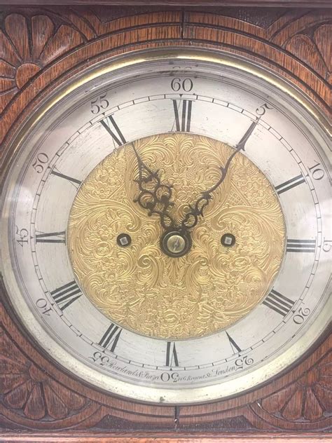English Twin Fusee Bracket Clock Regent Street London 8 Day Double