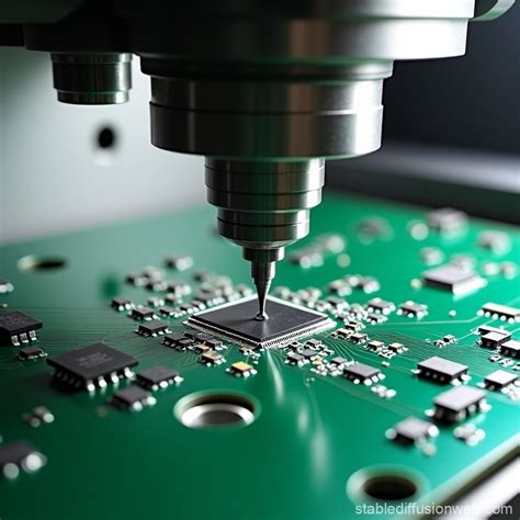 Pcb Separation From Milling Machine Stable Diffusion Online