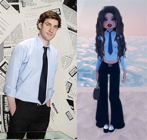 Dress To Impress Jim Halpert Roblox Vestirse Para Impresionar
