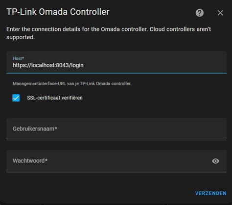 Tp Link Omada Login Issue Third Party Integrations Home Assistant Community