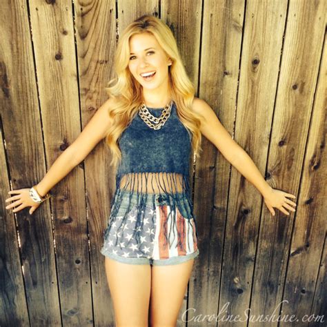 Caroline Sunshine 4th Of July Lookbook 2014 • Celebmafia
