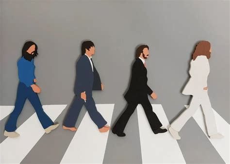I Made The Beatles Abbey Road Album Cover As Minimalist Wood Wall Art I Hope You Like It