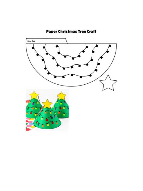Printable Christmas Tree Craft 24752 Pdf