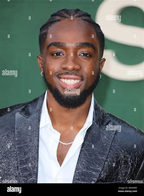 Westwood Usa 31st May 2023 Caleb Mclaughlin Arrives At The Shooting