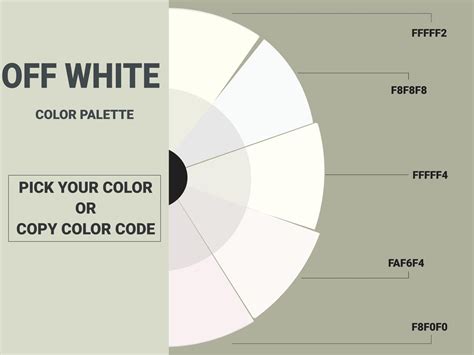Off white color palette 15601593 Vector Art at Vecteezy