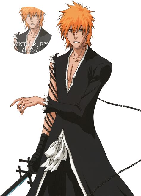 Kurosaki Ichigo Render By Aloiichigo On Deviantart