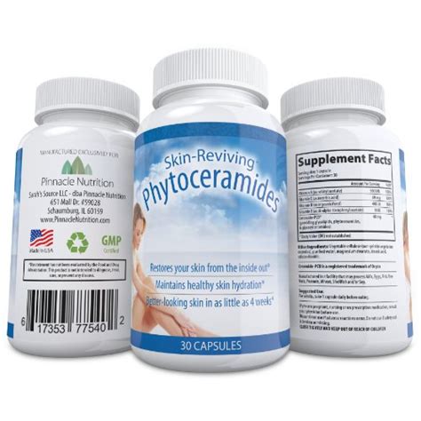 Premium Skin Reviving Phytoceramides Supplement Gluten Free Plant Rice