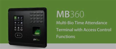 Face Zkteco Mb360 Time Attendance System At ₹ 12500 In New Delhi Id