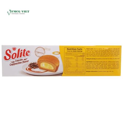 Solite Cupcake Cappuccino Flavour 276g X 10 Boxes Wholesale Exporter Fmcg Viet