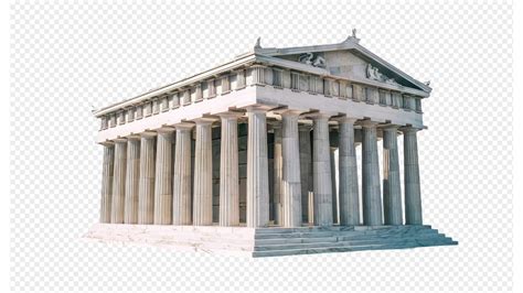 The Model Of The Temple Of Deity Premium Ai Generated Psd