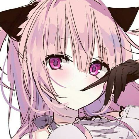 Pink Anime Catgirl