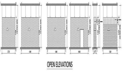 Main Gate And Fence Elevation Plan And Installation Details Dwg File