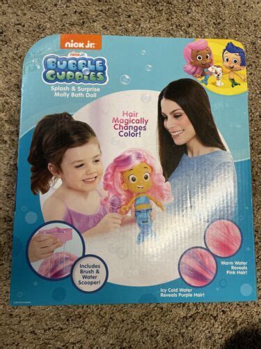 Nick Jr Bubble Guppies Splashsurprise Molly Bath Doll Wbrush Just