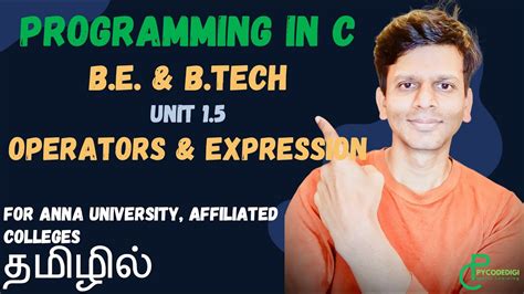 Programming In C Unit 15 Operators Precedence And Associativity