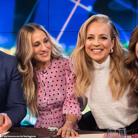 The Projects Carrie Bickmore Shares Photo With Sex And The Citys Sarah Jessica Parker Daily