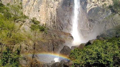 Rainbow Falls In Yosemite National Park Youtube