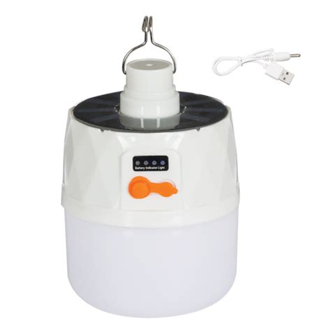 5w Emergency Solar Bulb With Aluminium Hook Mnk Creations