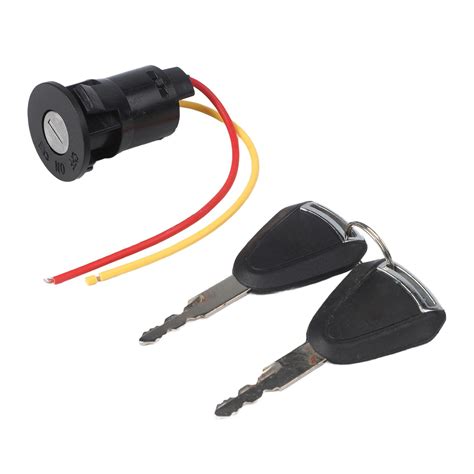 1 Set Ignition Key Ebike Switch 2 Wire Position For Electric Scooter E
