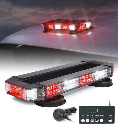 Red Led Emergency Strobe Lights Nilight 12 Roof Top Strobe Lights