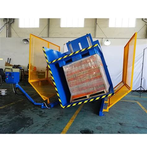 1900kg Battery Electric Pallet Inverter Rotating Pallet Rotator
