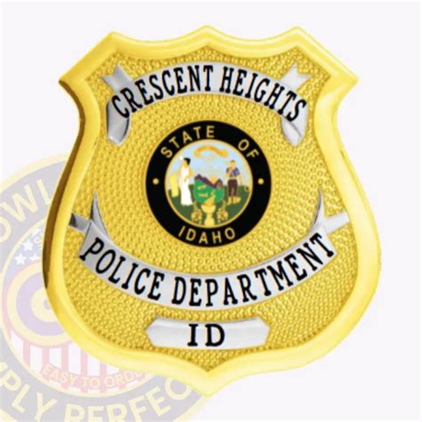 Modern Shield Badge With Textured Background Owl Badges