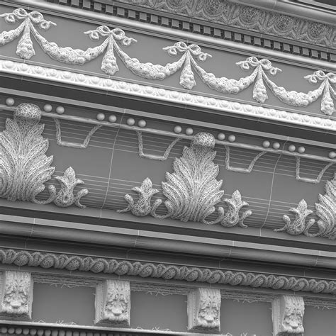 Artstation Classic Ceiling Pattern 09 Resources