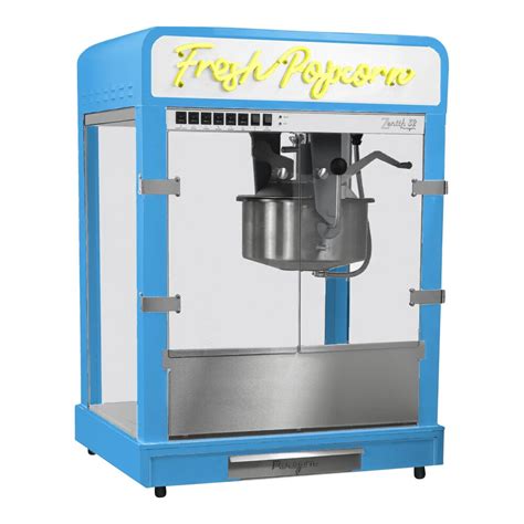 Paragon 1132500blu Zenith 32 Oz Blue Countertop Popcorn Machine With