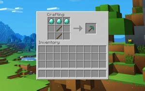 How To Craft A Diamond Pickaxe In Minecraft How To Game