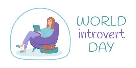 World Introvert Day 33044444 Vector Art At Vecteezy