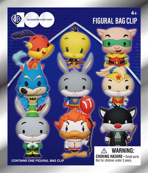 Warner Bros 3d Figural Foam Bag Clip Wb 100 Mystery Pack 1 Random