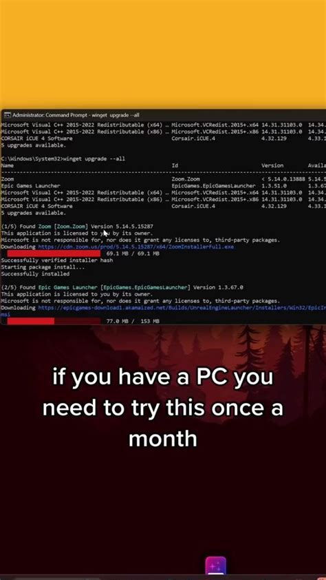 Update Your Pc Apps With Command Line