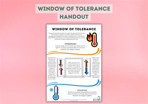 Printable Window Of Tolerance Handout Pdf