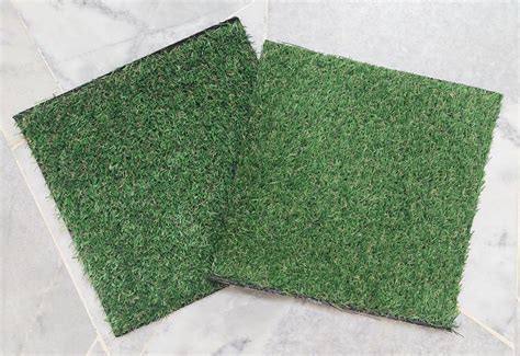 2 Daiso Square Realistic Fake Grass Background Hobbies And Toys Toys And Games On Carousell