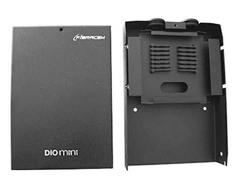 Mini Dio 12fo Vazio Sc Lc E2000 AÇo Preto Ampla Cabos Network