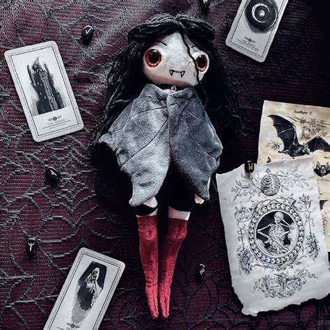 Vampire Plush Doll Sewing Pattern Pdf Instant Download Etsy
