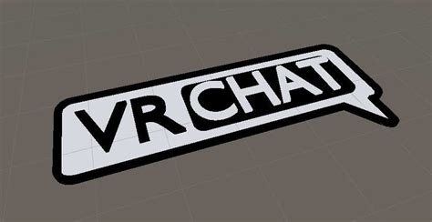 Download Vrchat Logo Free Propmodel Asset Vrcmods