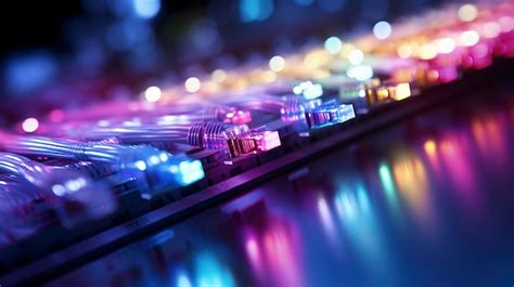 Premium Photo Optical Fiber Cables And Data Transmission